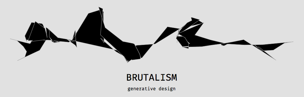 Process: BRUTALISM Logo - Vladimir Mitrović